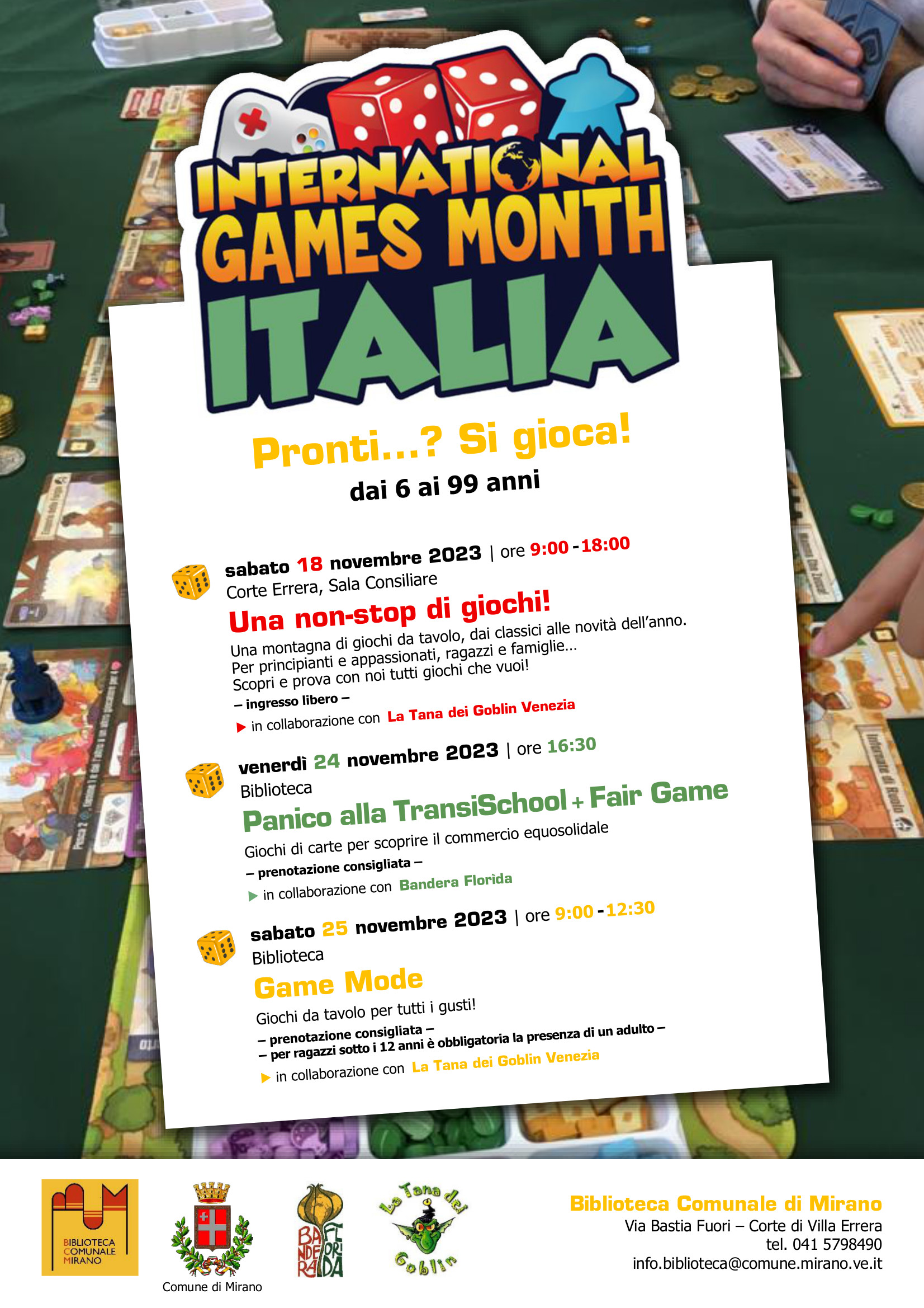 “International Game Month”: si gioca dai 6 ai 99 anni in Biblioteca a ...