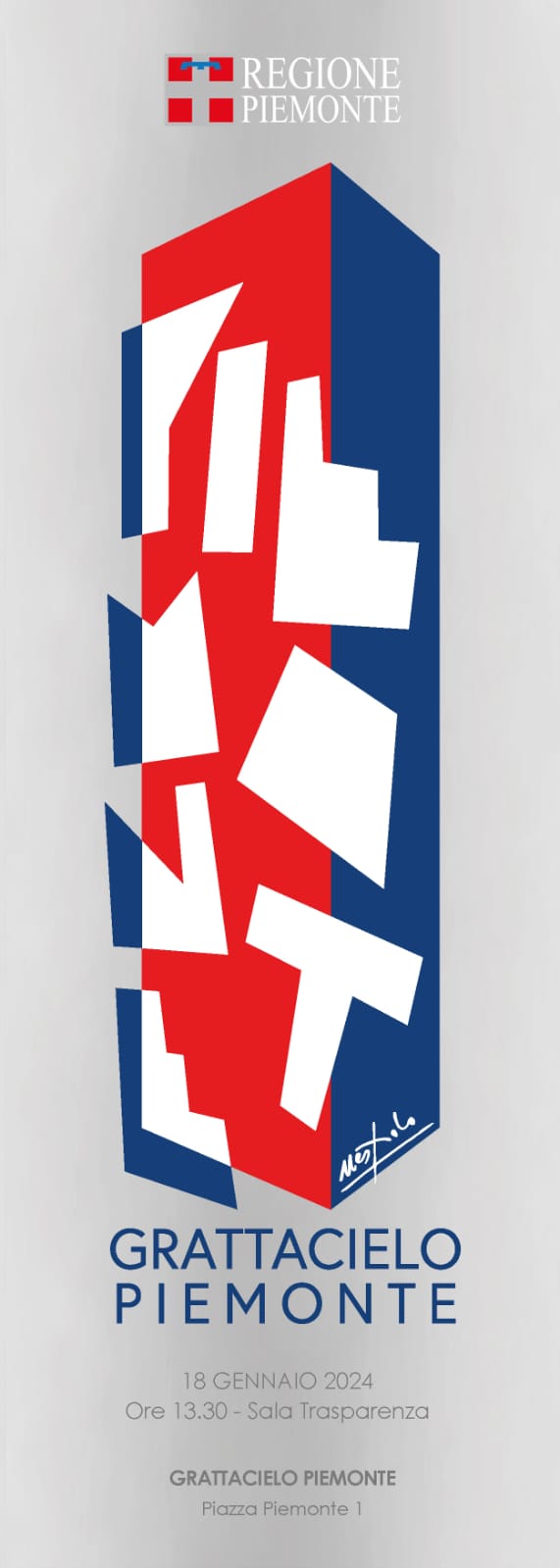 UGO NESPOLO FIRMA IL NUOVO LOGO DELLA REGIONE PIEMONTE - Agenparl