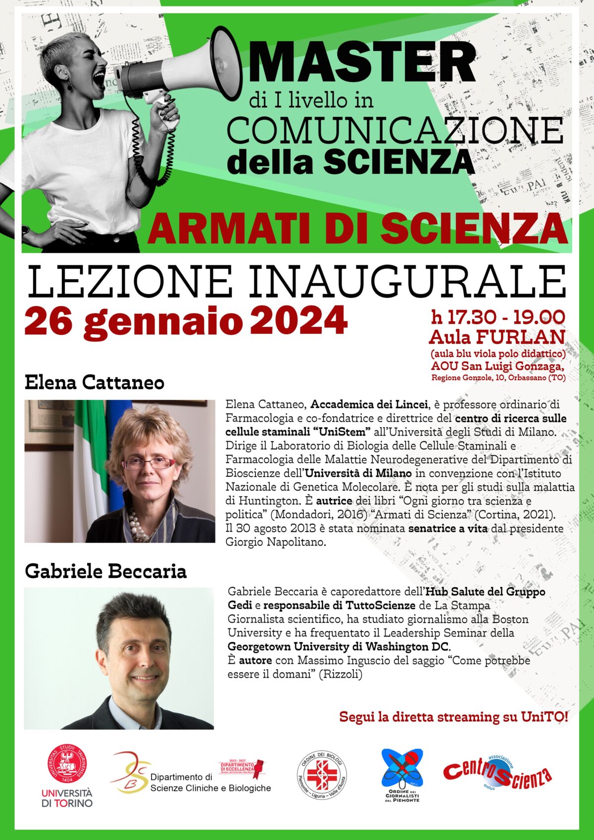 Comunicato Stampa La Senatrice A Vita Elena Cattaneo Inaugura Il