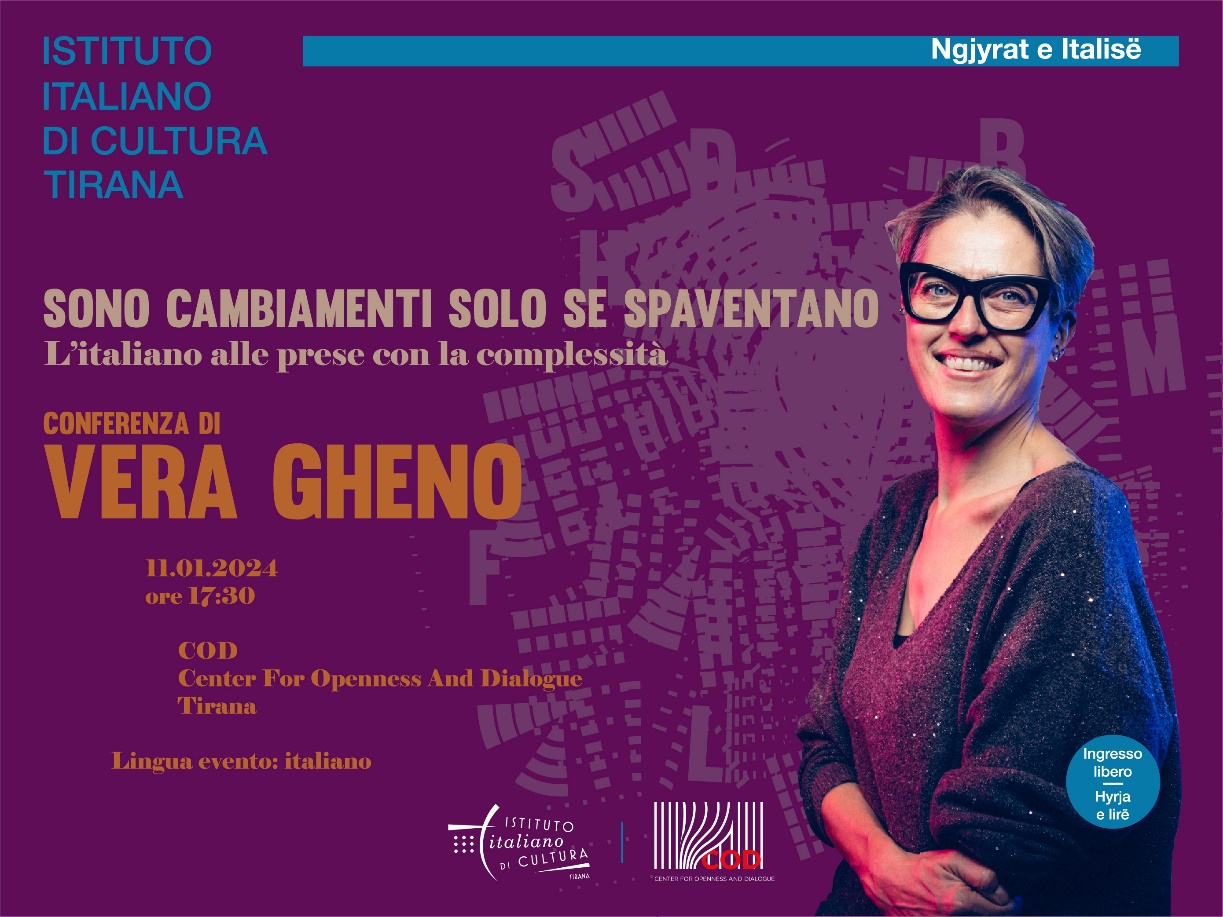 11.01.2024 ore 17:30 al COD - Center For Openness And Dialogue ...